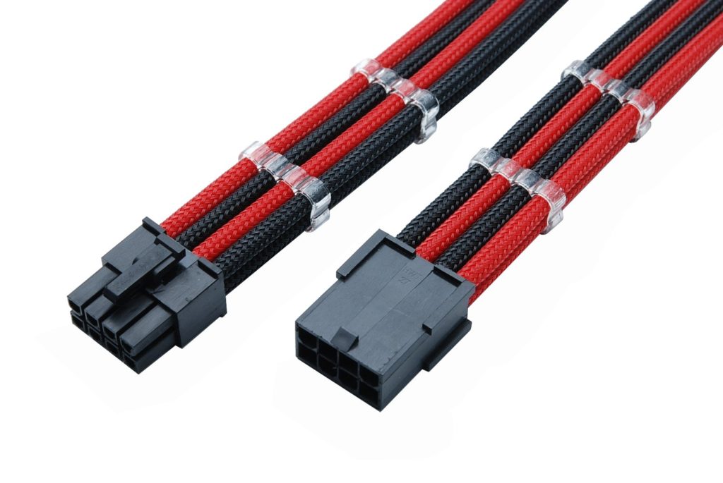 8 Pin PCIE / GPU Sleeved Extensions Cable 30cm – Shakmods