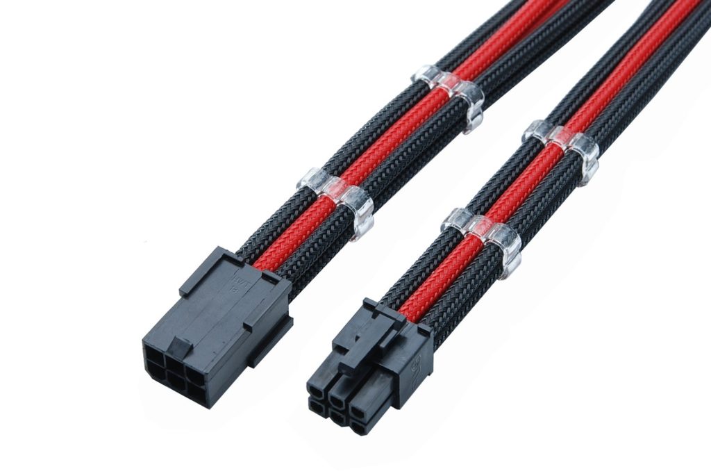 6 Pin PCIE / GPU Sleeved Extension Cable 30cm – Shakmods