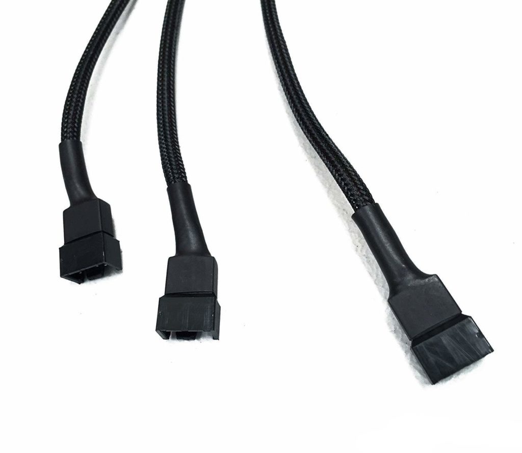 4 Pin PWM Fan to 3 ways Y Splitter 60cm – Shakmods